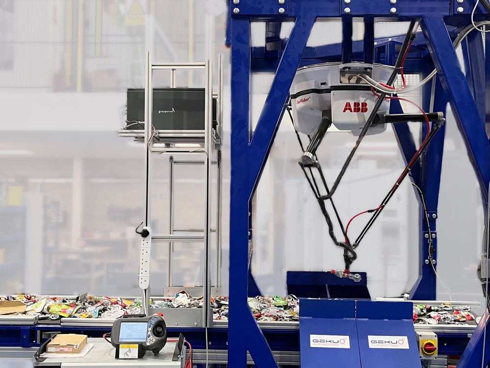 AI recycling robots | Greyparrot waste intelligence